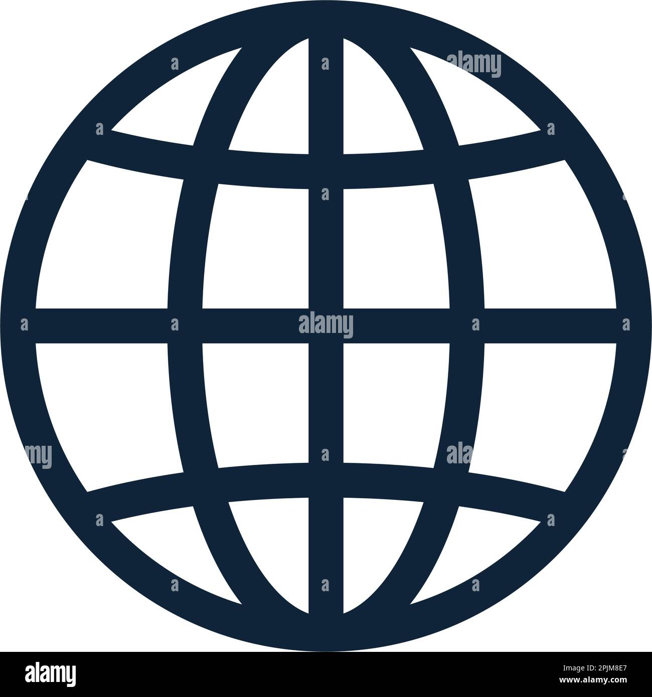 Globe, planet icon set. Internet, global sphere line icon. Earth icon ...
