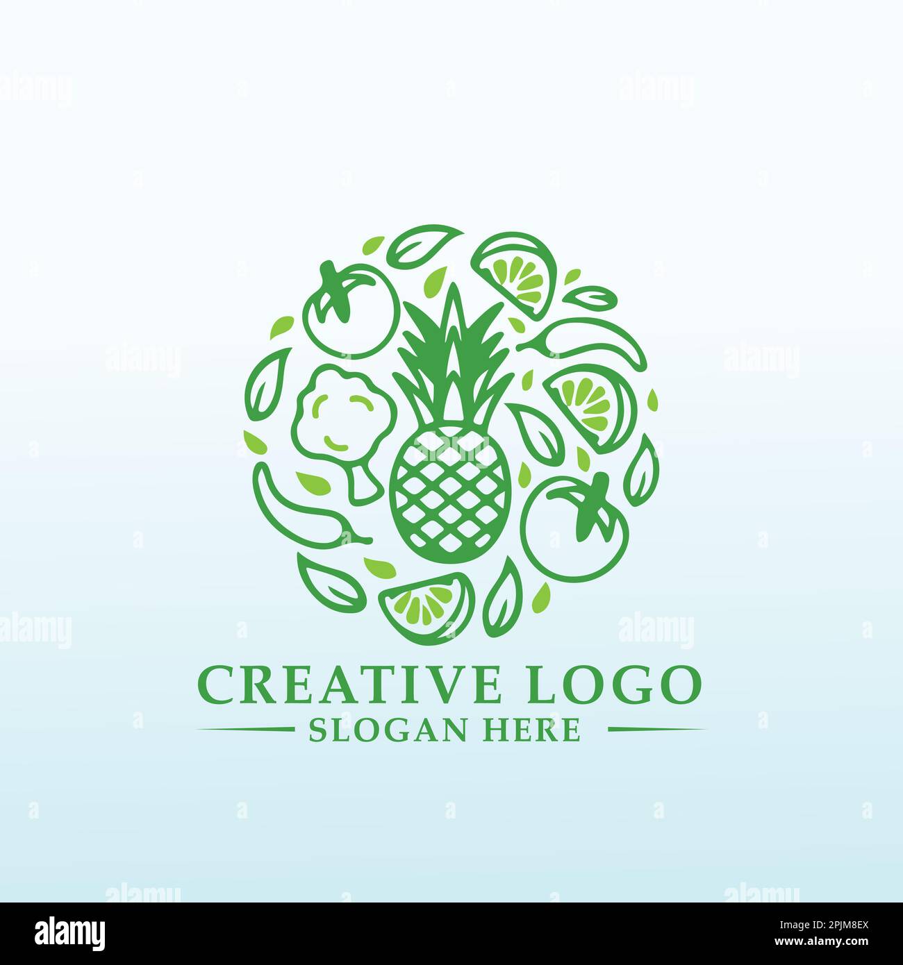 Tasty logo design idea and inspiration Stock Vector Image & Art - Alamy