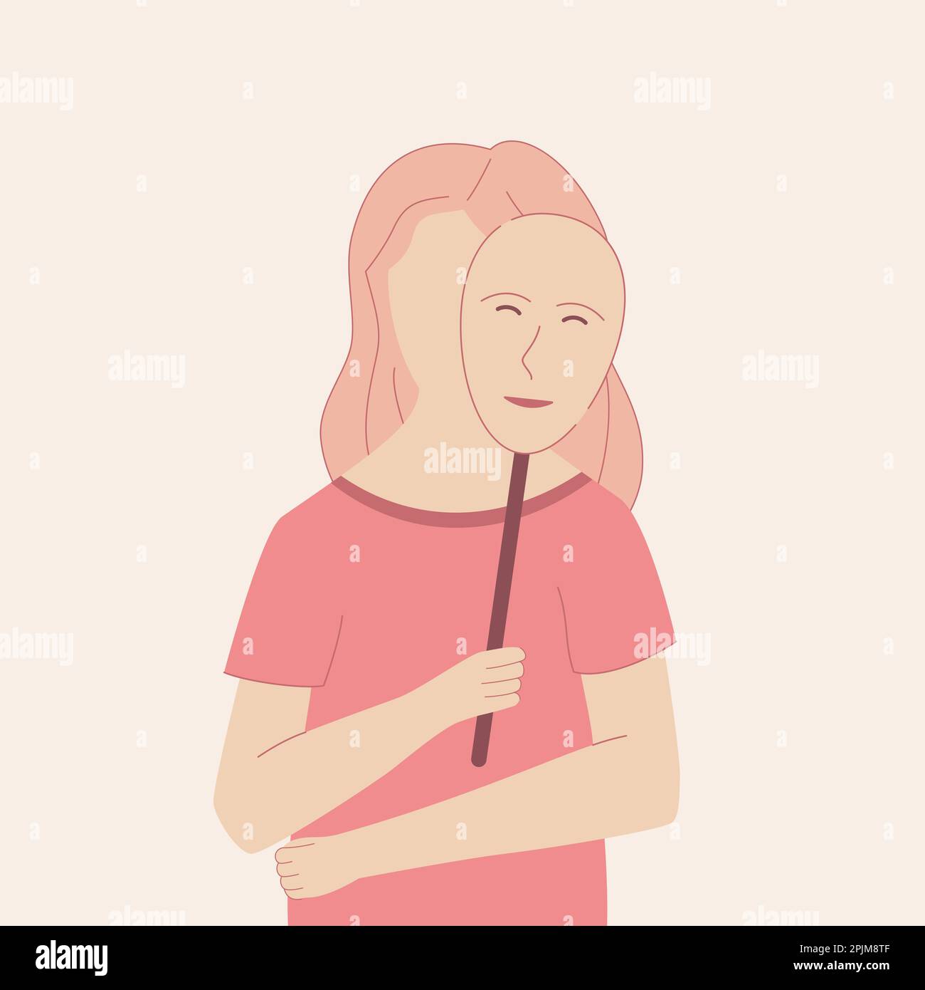 Sadness hide Stock Vector Images - Alamy