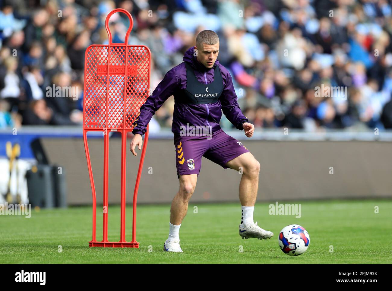 Coventry City's Jake Bidwell in action during training at Coventry ...