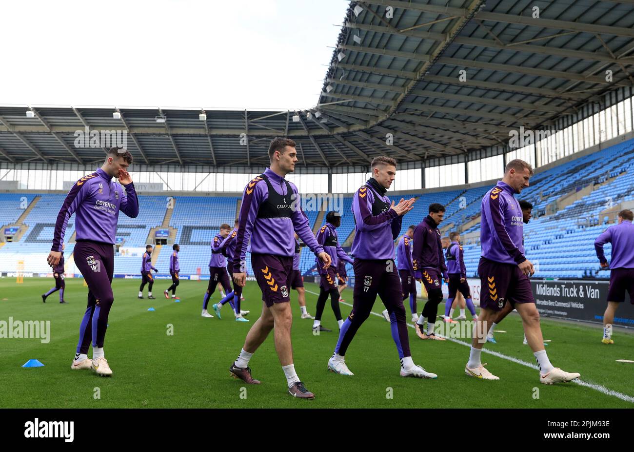 Coventry City players during training at Coventry Building Society ...