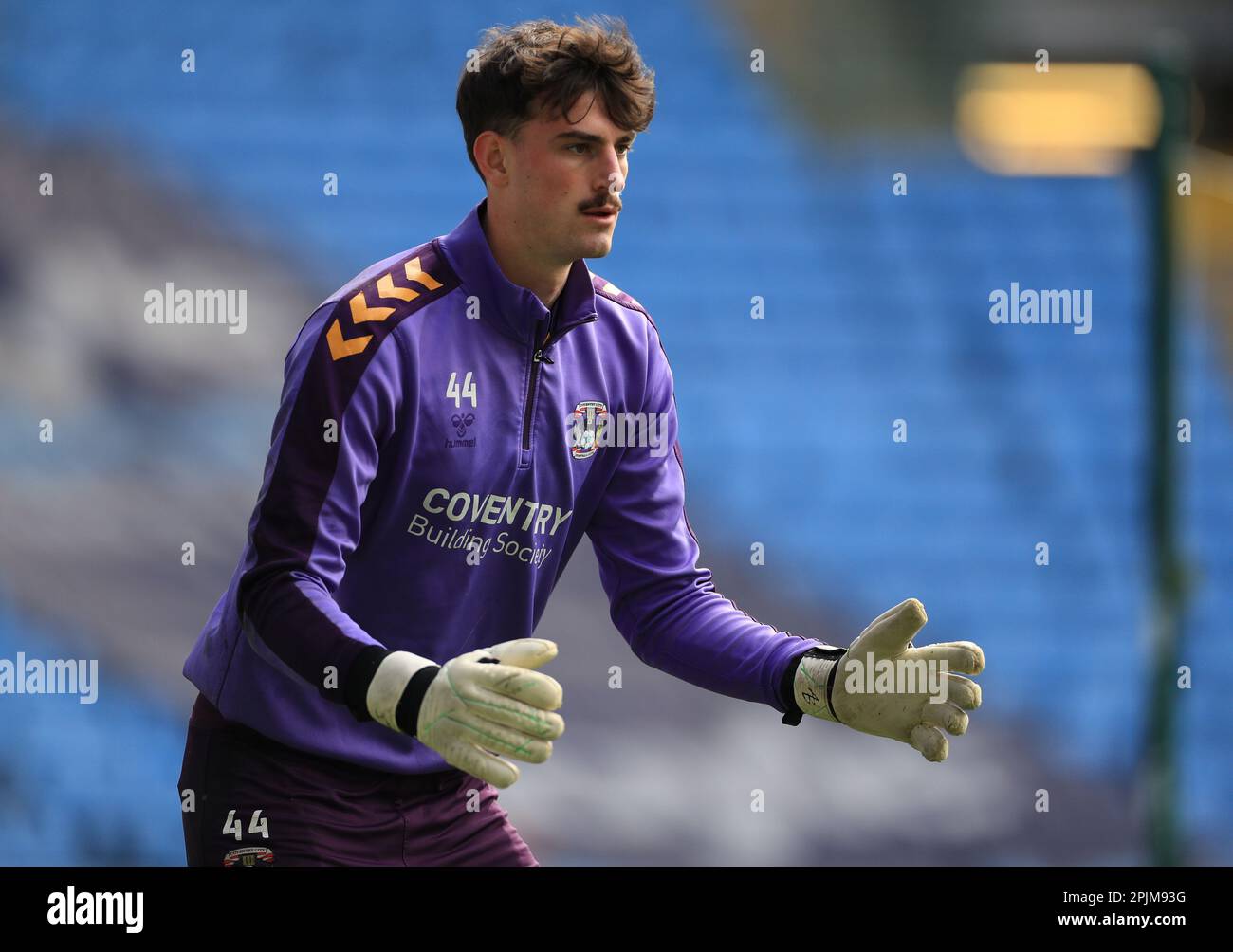 Coventry City goalkeeper Cian Tyler during training at Coventry ...