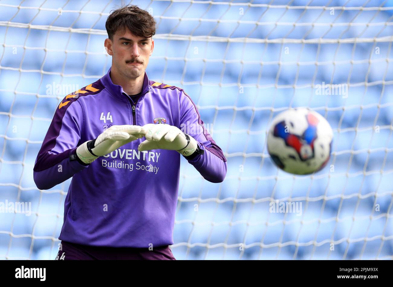 Coventry City goalkeeper Cian Tyler during training at Coventry ...