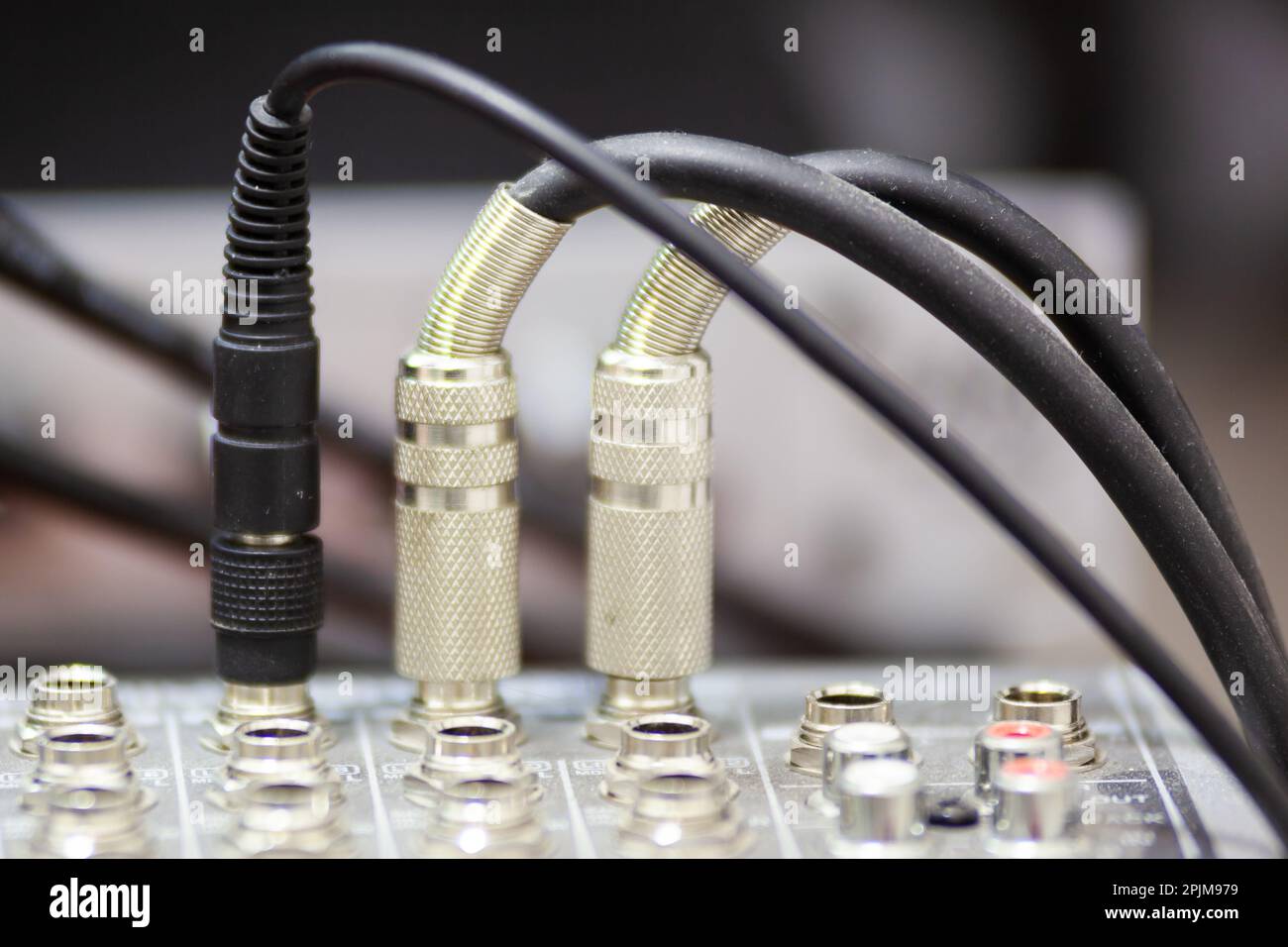 Recording mixer on the radio. Photographer in the recording studio ...