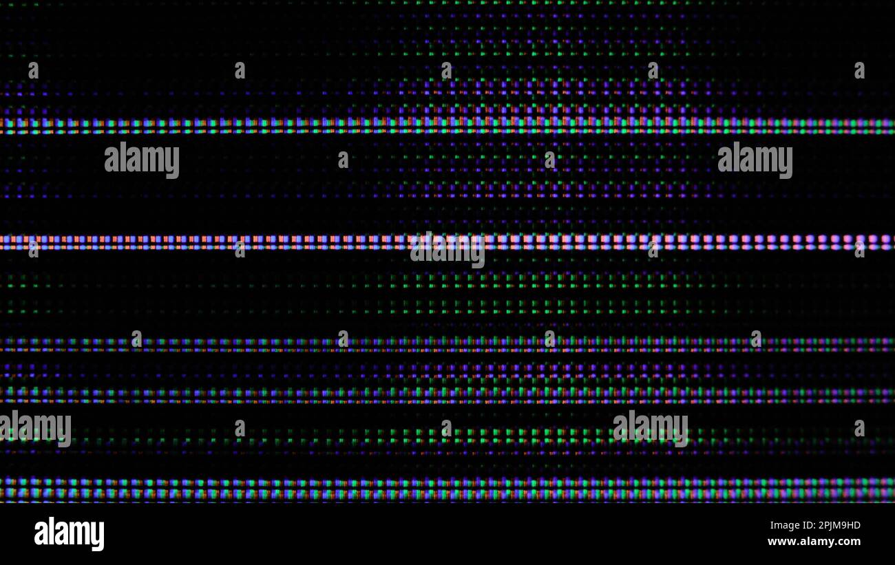 Computer glitch digital artifacts color grain dark Stock Photo - Alamy
