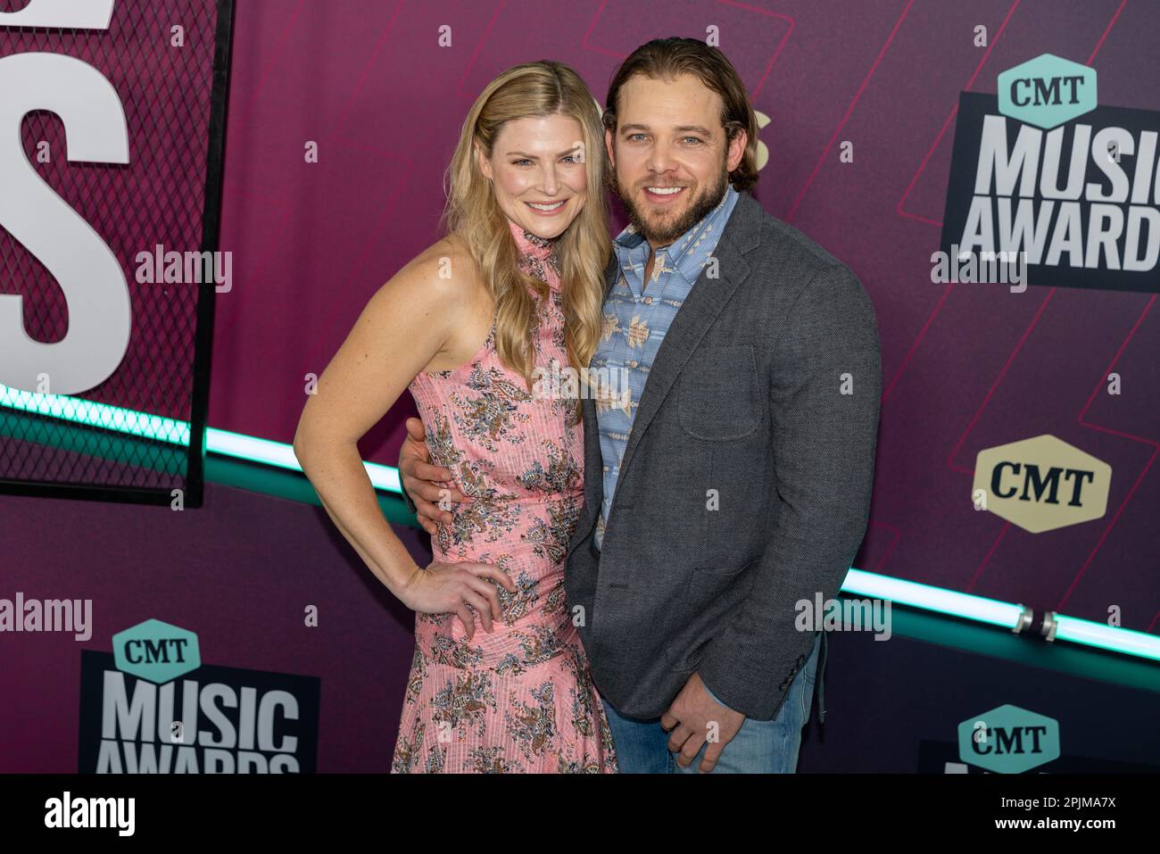 Austin, USA. 02nd Apr, 2023. Lexi Murphy and Max Theiriot walks the red ...