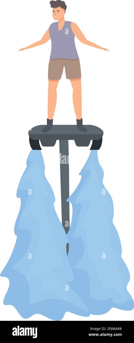 Sport of flyboarding Stock Vector Images - Alamy