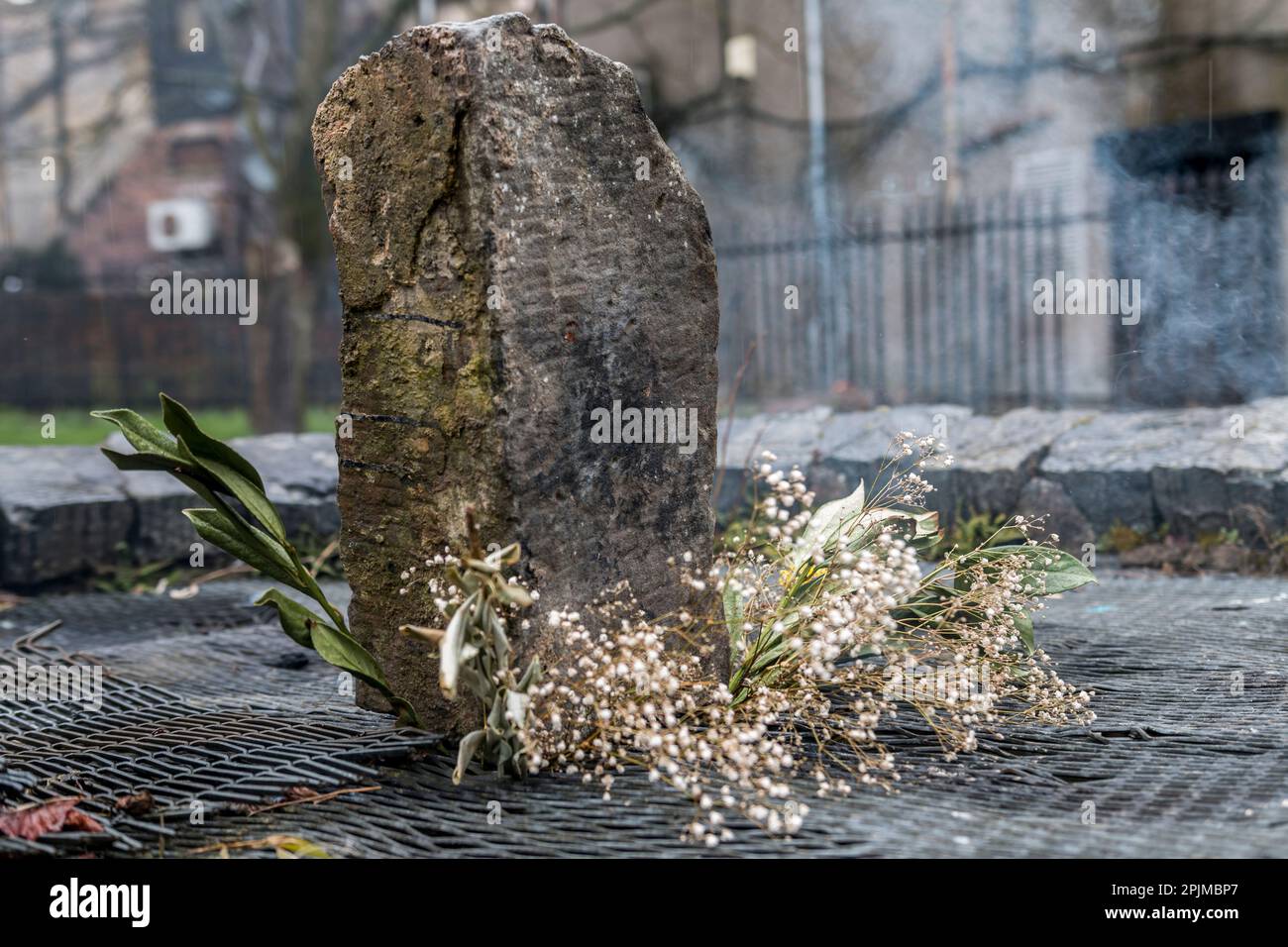 Gallow Green Plaque Unveiling Ceremony march 29th 2023 Stock Photo - Alamy