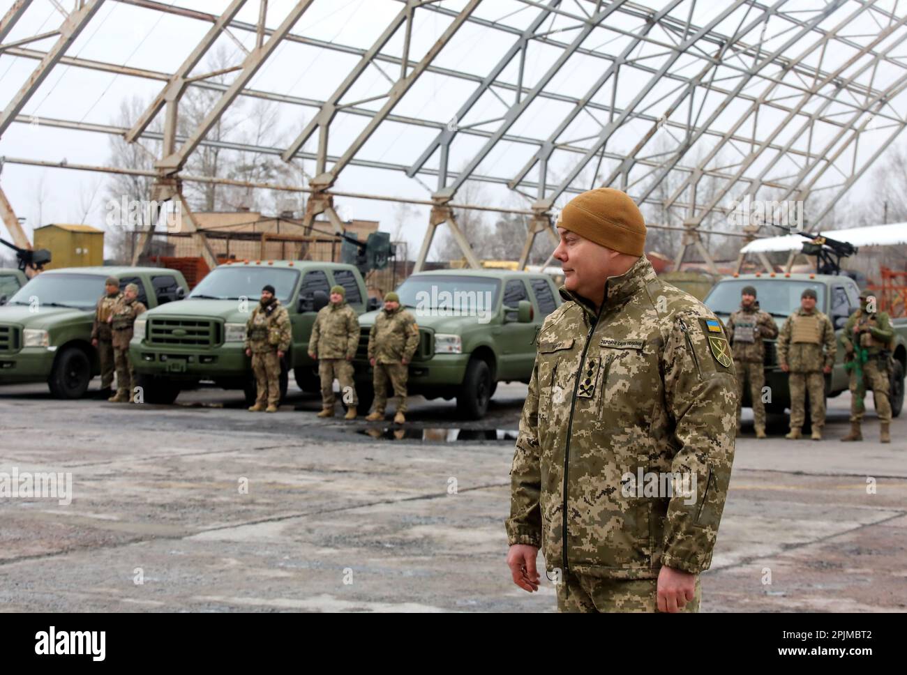 HOSTOMEL, UKRAINE - APRIL 1, 2023 - Commander of the Joint Forces ...