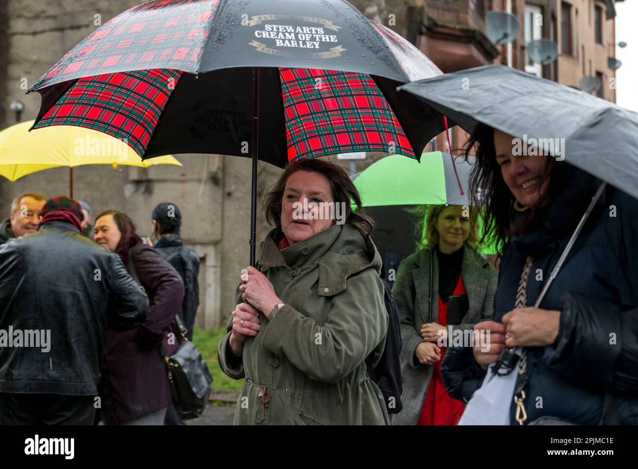 Gallow Green Plaque Unveiling Ceremony march 29th 2023 Stock Photo - Alamy