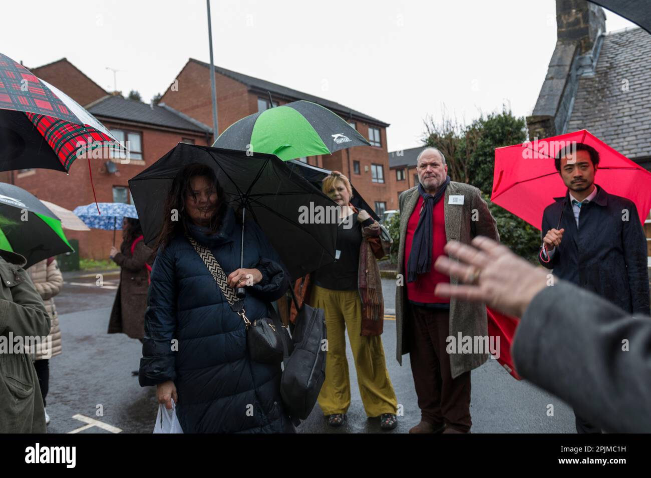 Gallow Green Plaque Unveiling Ceremony march 29th 2023 Stock Photo - Alamy