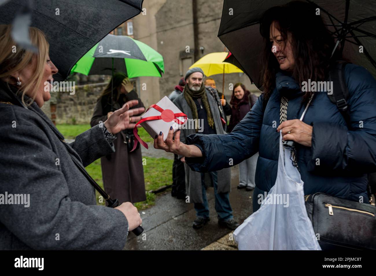 Gallow Green Plaque Unveiling Ceremony march 29th 2023 Stock Photo - Alamy