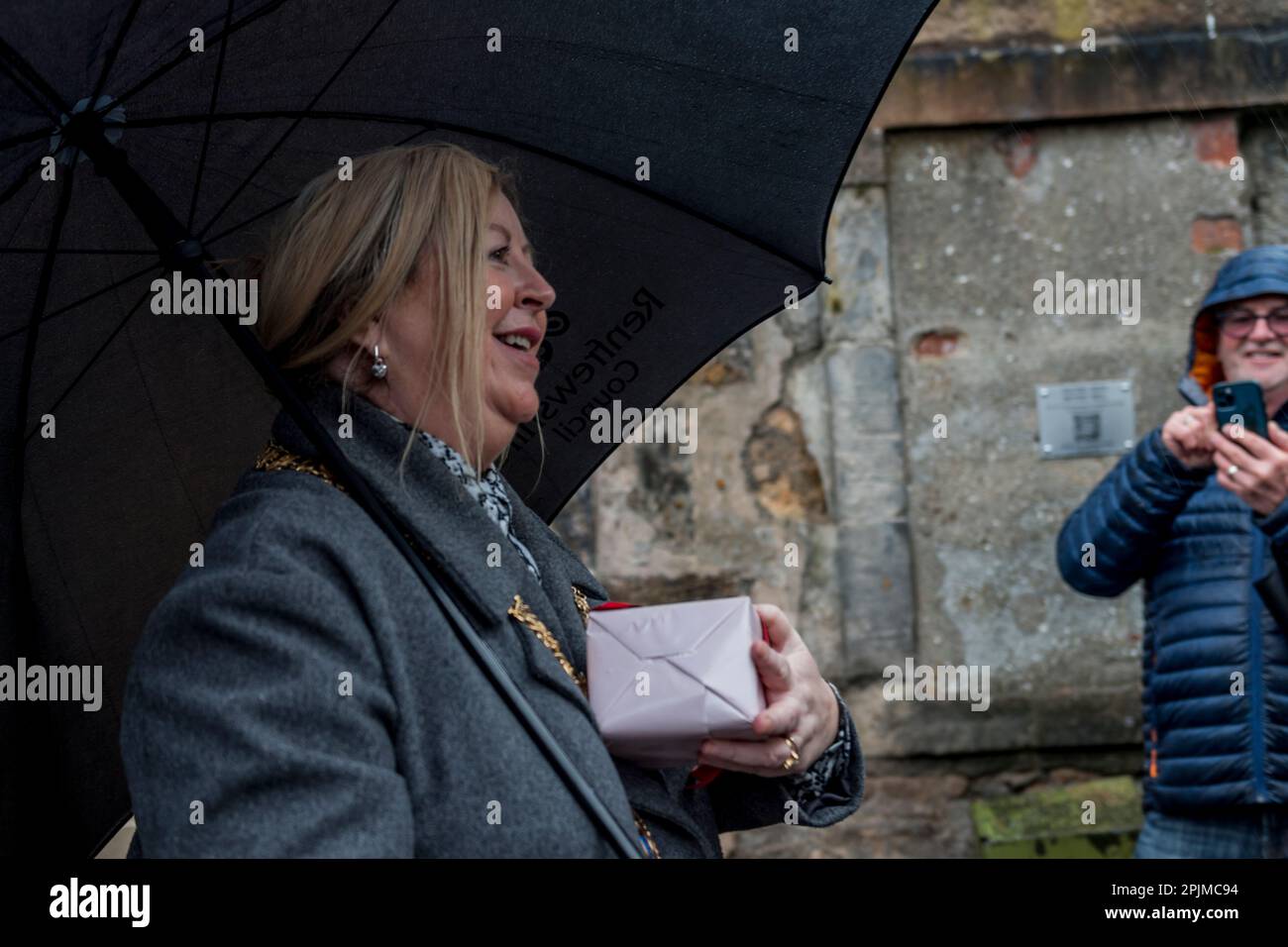 Gallow Green Plaque Unveiling Ceremony march 29th 2023 Stock Photo - Alamy