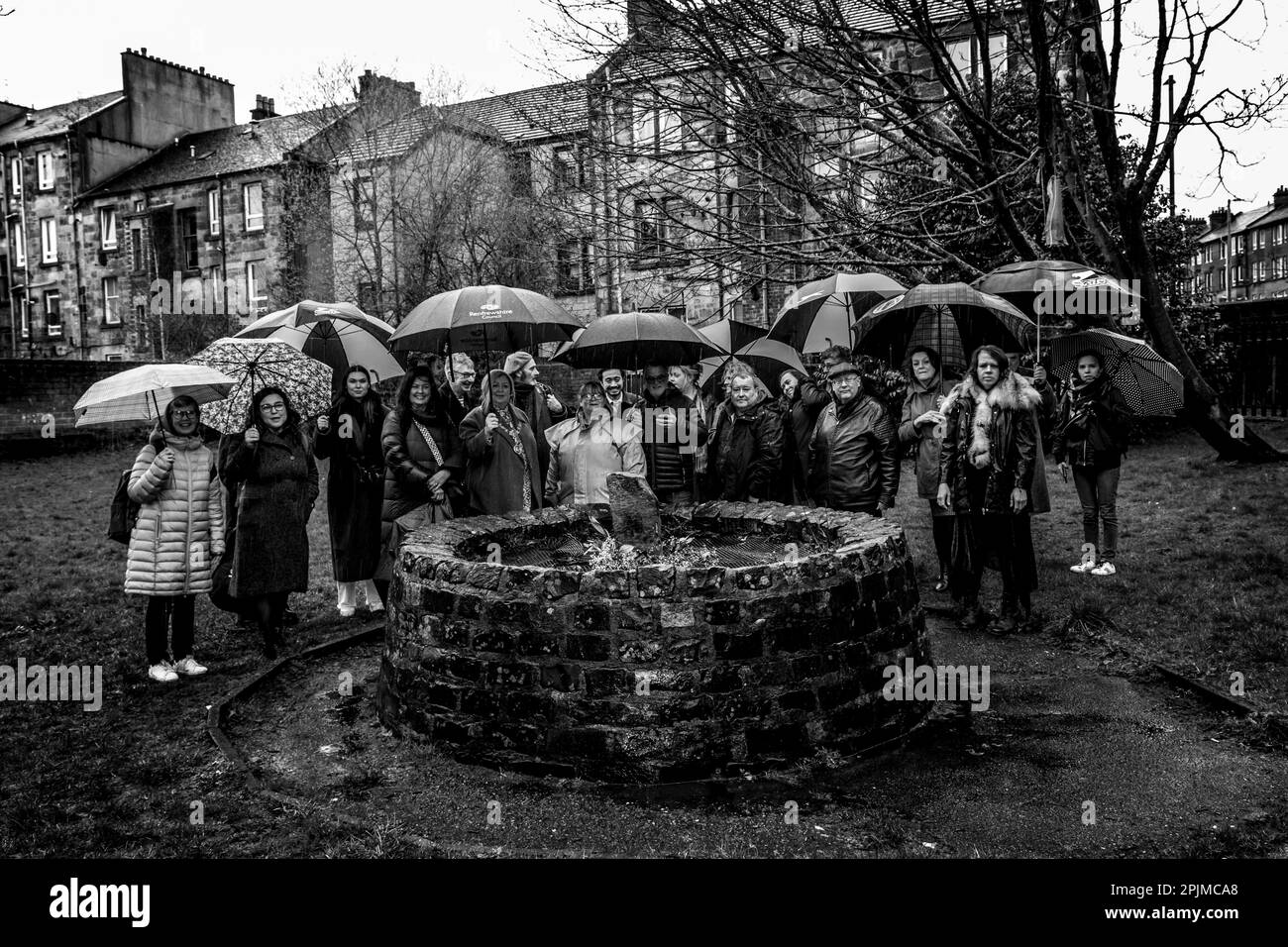 Gallow Green Plaque Unveiling Ceremony march 29th 2023 Stock Photo - Alamy
