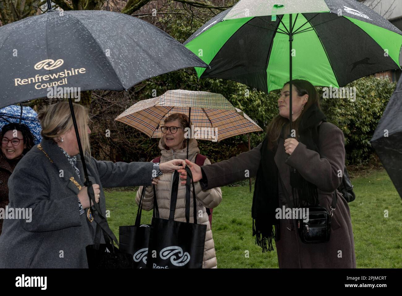 Gallow Green Plaque Unveiling Ceremony march 29th 2023 Stock Photo - Alamy