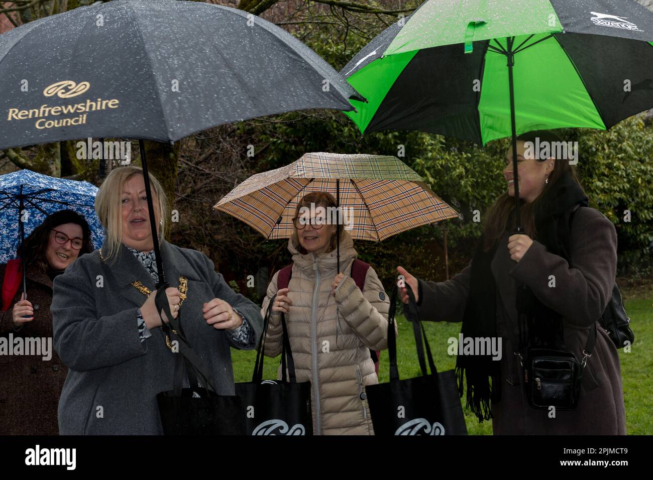 Gallow Green Plaque Unveiling Ceremony march 29th 2023 Stock Photo - Alamy