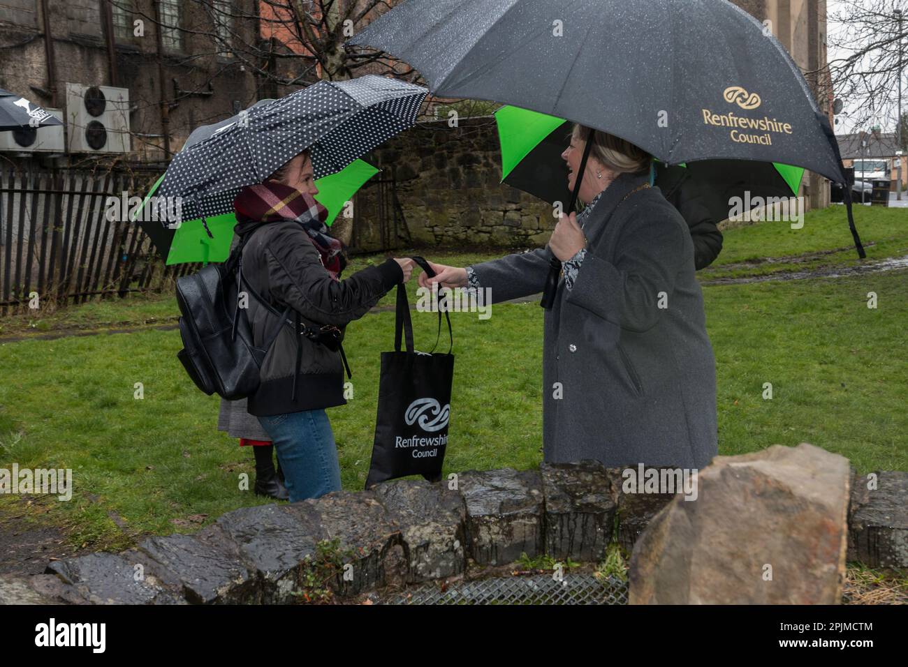 Gallow Green Plaque Unveiling Ceremony march 29th 2023 Stock Photo - Alamy