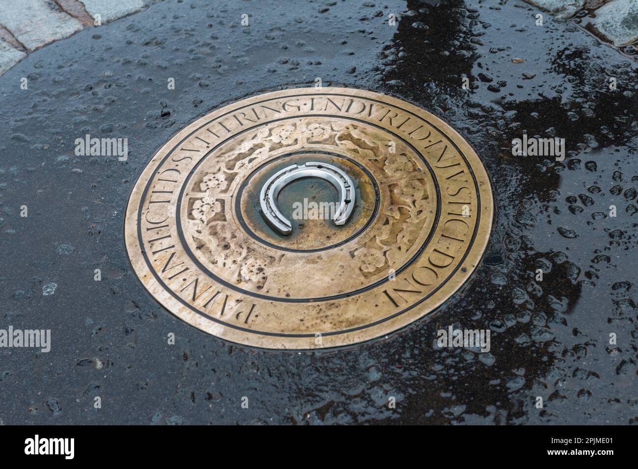 Gallow Green Plaque Unveiling Ceremony march 29th 2023 Stock Photo - Alamy