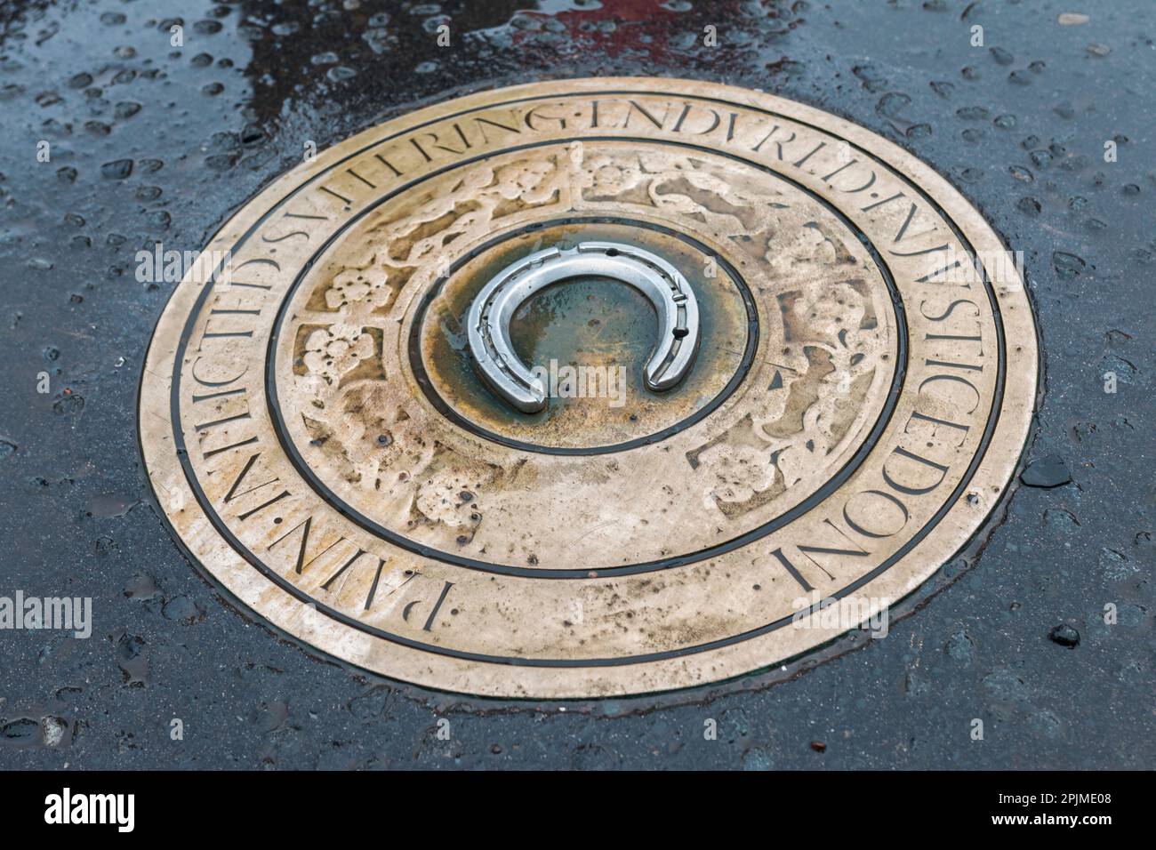 Gallow Green Plaque Unveiling Ceremony march 29th 2023 Stock Photo - Alamy