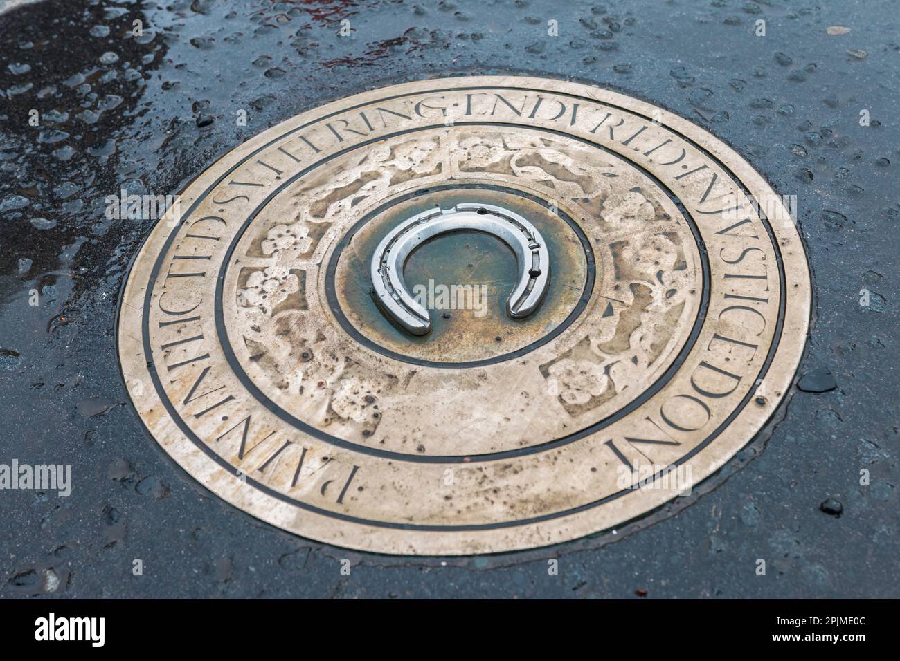 Gallow Green Plaque Unveiling Ceremony march 29th 2023 Stock Photo - Alamy