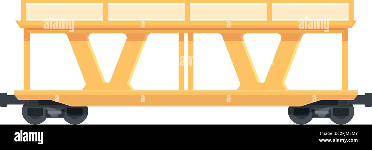 Flatbed rail car Cut Out Stock Images & Pictures - Alamy