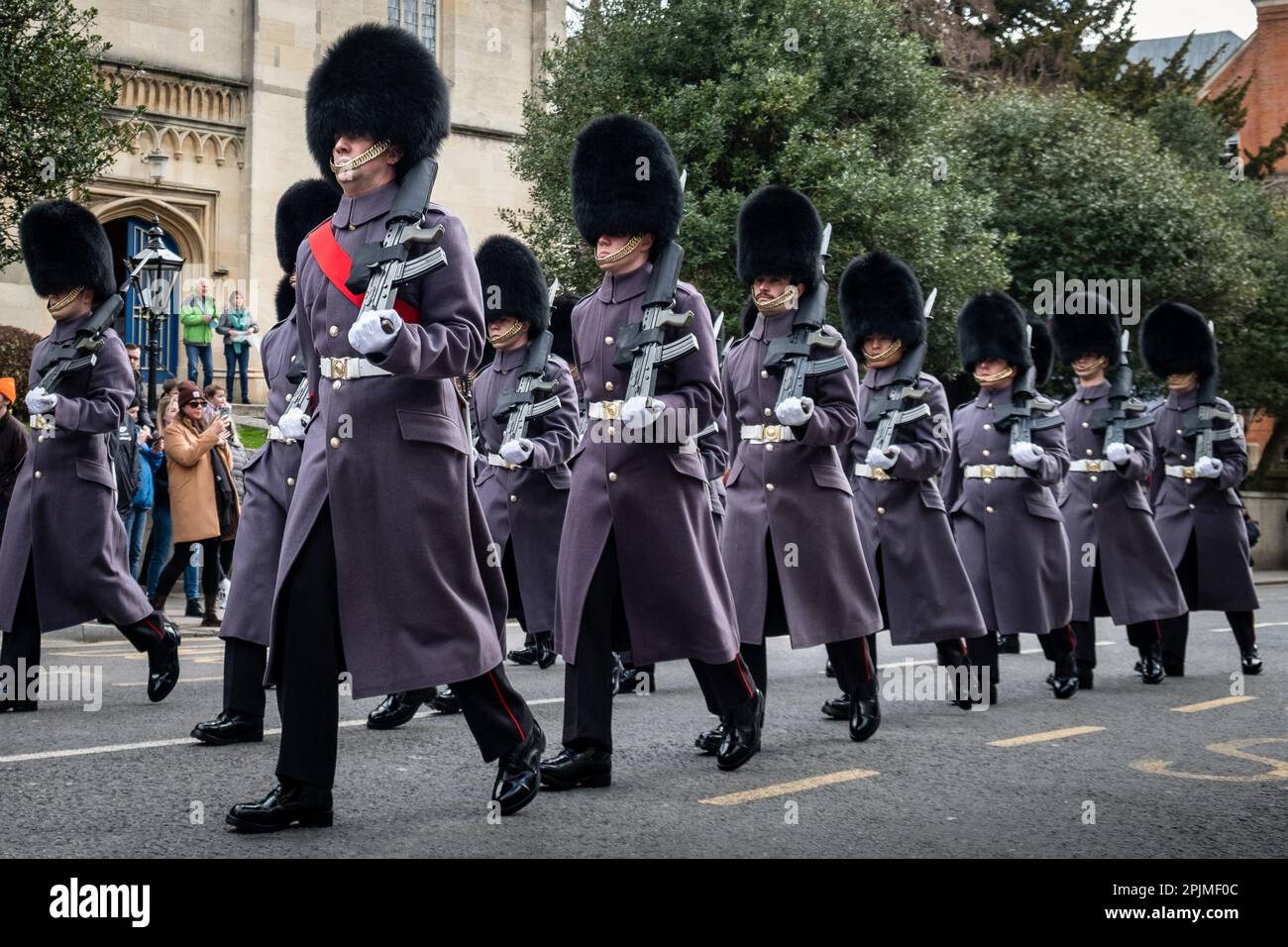 Changing the guard at Windsor Castle, UK, featuring on this day the ...