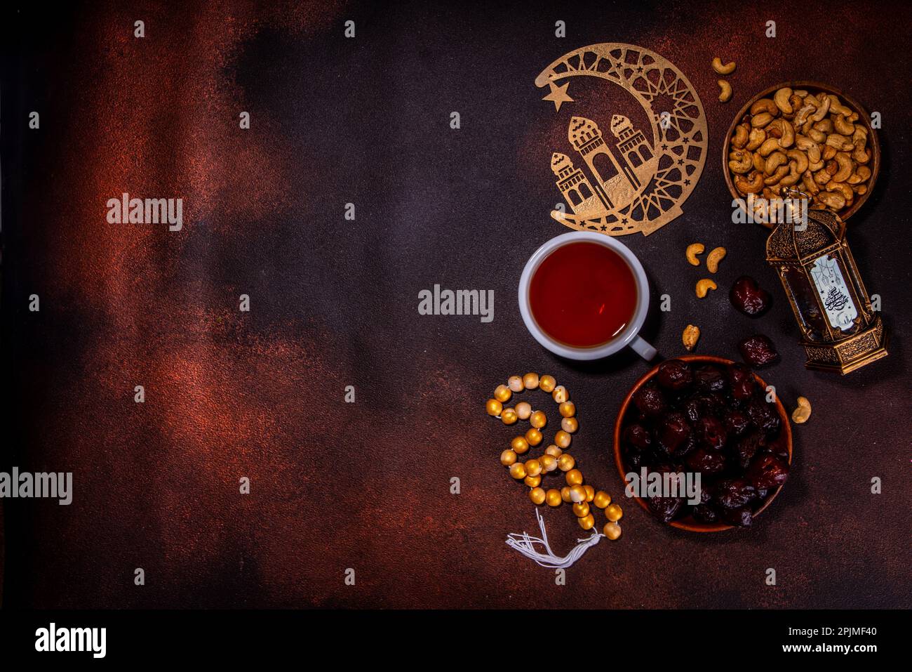 Ramadan muslim holiday background, with traditional treats - dates ...