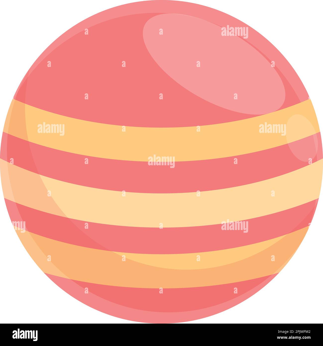 Ball toy icon cartoon vector. Cute invitation. Child happy Stock Vector ...