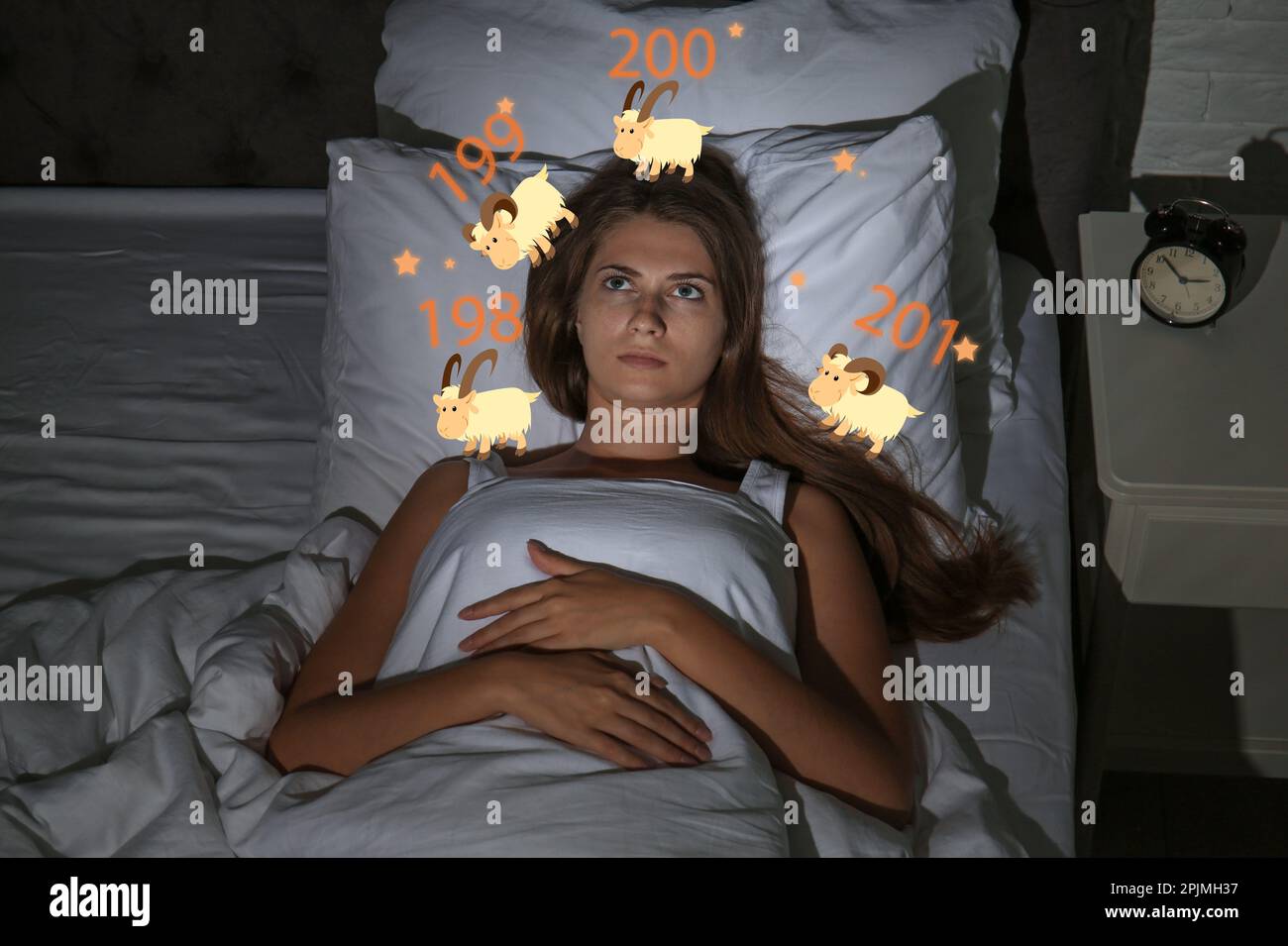 Counting sheep bed hi-res stock photography and images - Alamy