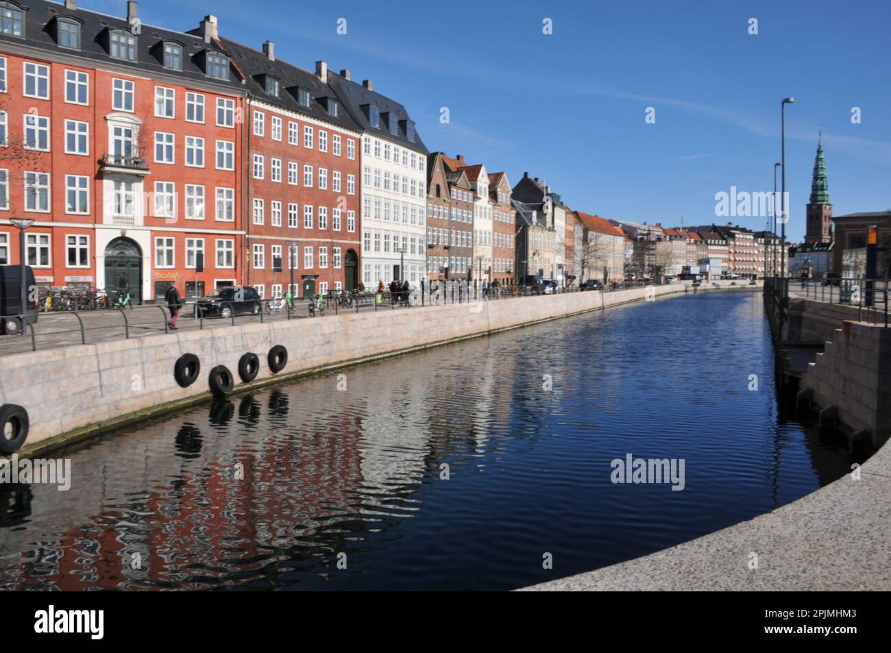 Copenhagen /Denmark/03 April 2023/Gmmel strand street an area of danish ...
