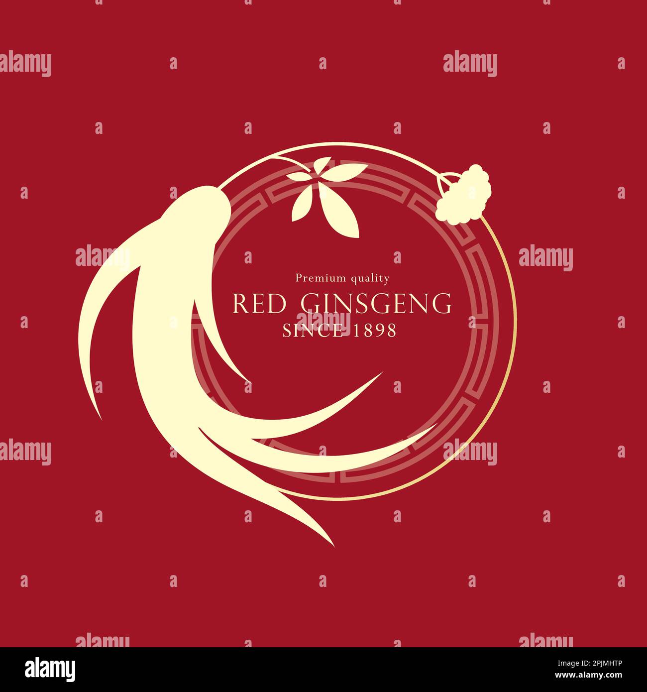 Golden root flower Stock Vector Images - Alamy