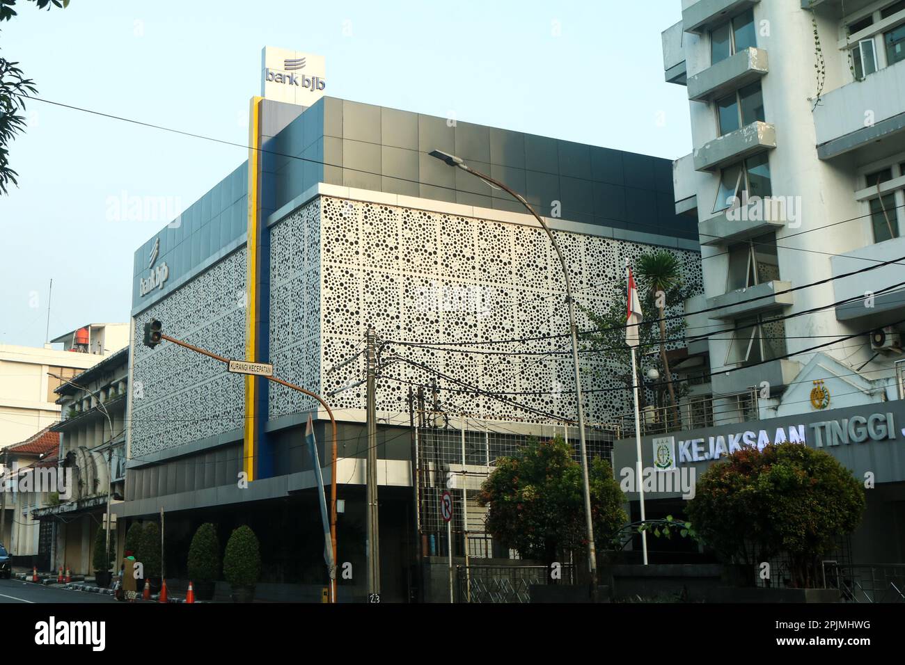 BJB Bank on Braga Street Stock Photo - Alamy