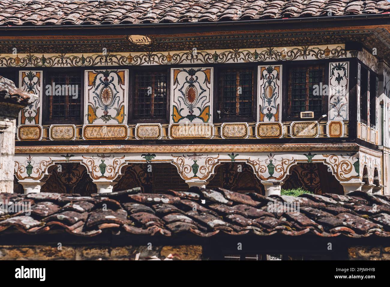 Closeup of Sarena Dzamija Painted Mosque in Macedonia Stock Photo - Alamy
