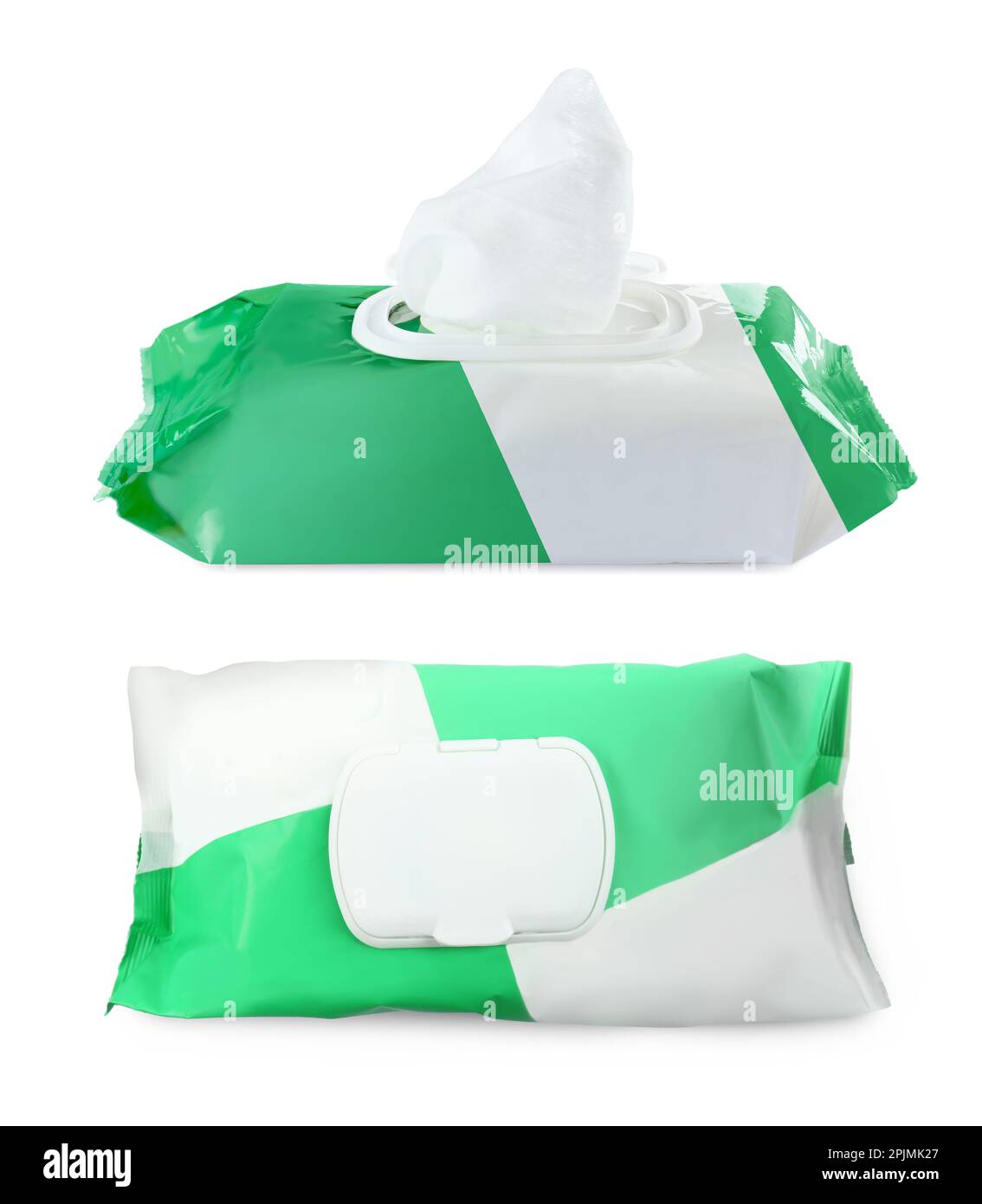 Packs of wet wipes on white background, collage Stock Photo - Alamy