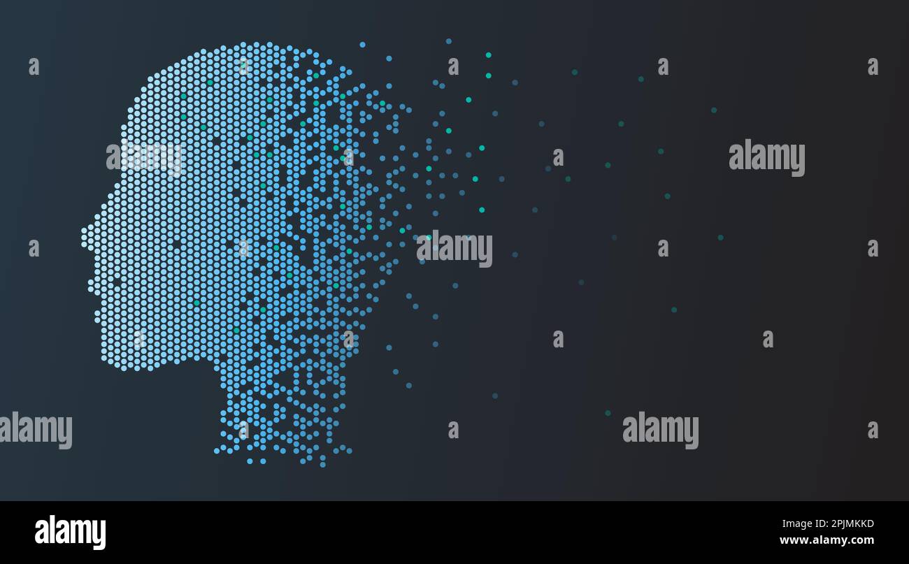 AI, artificial intelligence technology concept. Data illustration. AI ...