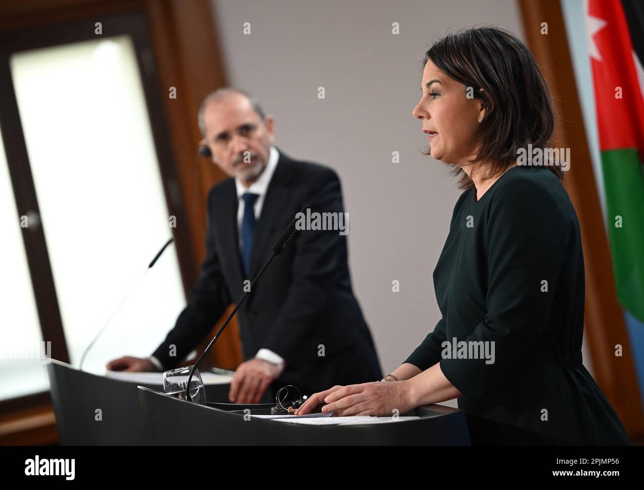 Berlin Germany 03rd Apr 2023 Foreign Minister Annalena Baerbock And