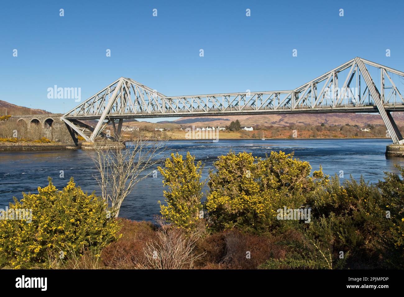 Connel Bridge is a cantilever bridge that spans Loch Etive at Connel in ...