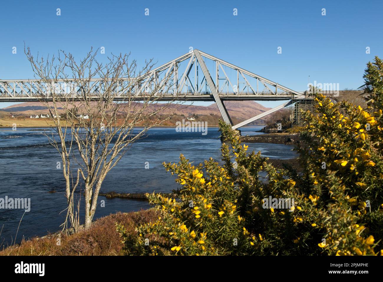 Connel Bridge is a cantilever bridge that spans Loch Etive at Connel in ...