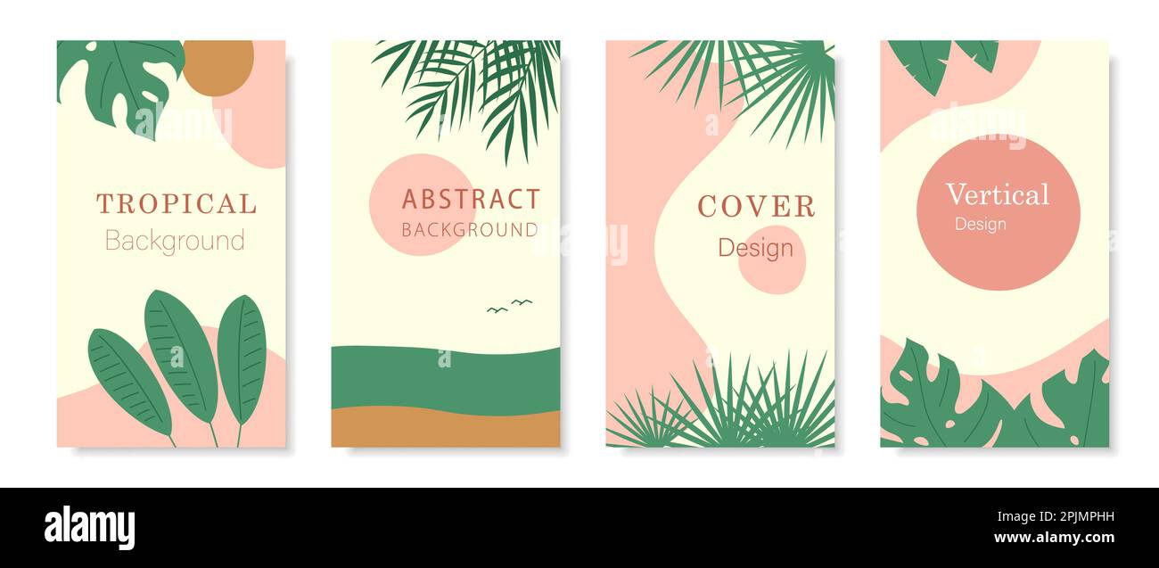 Sea, beach and tropical theme backgrounds for social media stories ...