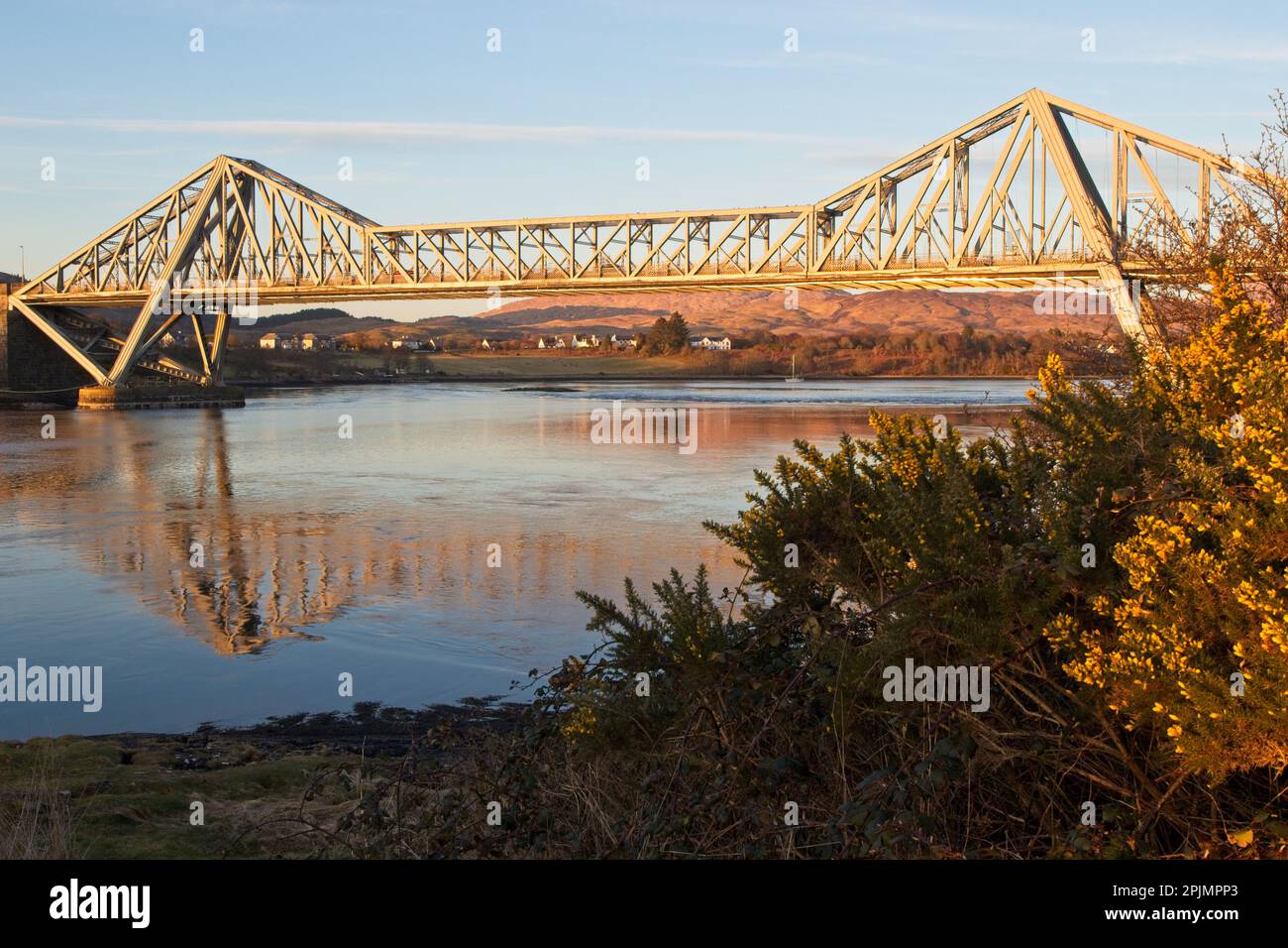 Connel Bridge is a cantilever bridge that spans Loch Etive at Connel in ...