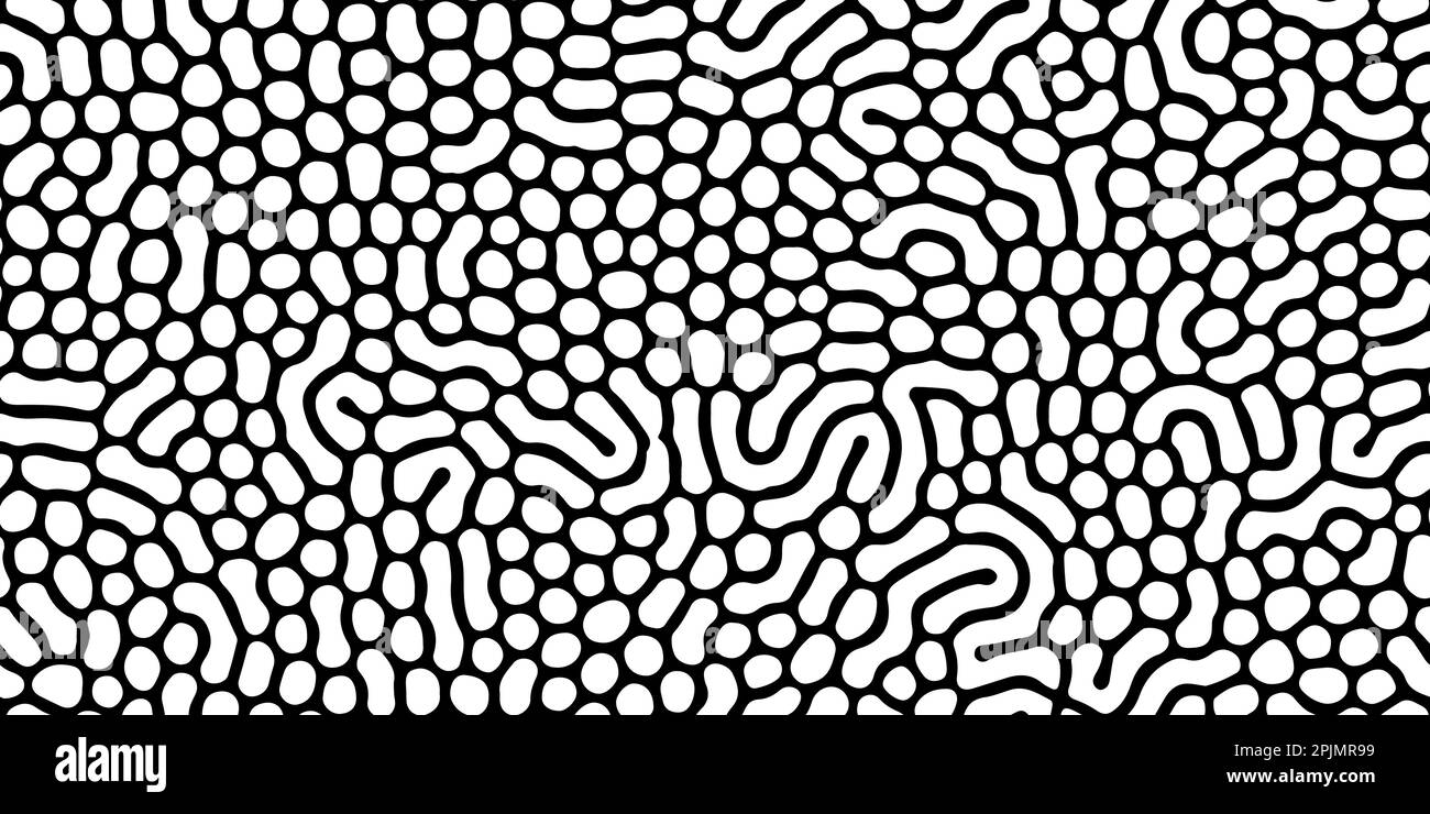 Seamless organic, biological pattern. Abstract shapes like corals. Bio ...