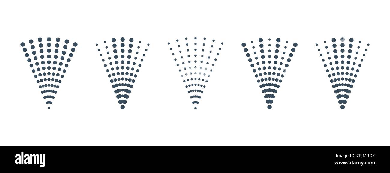 Spray icons set. Fluid, air spray symbol. Aerosol cloud symbol. Air or ...