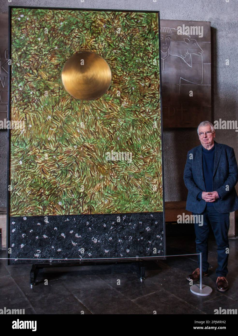 Coventry, UK. 03rd Apr, 2023. Organic matter, fern fronds, coal, metal ...