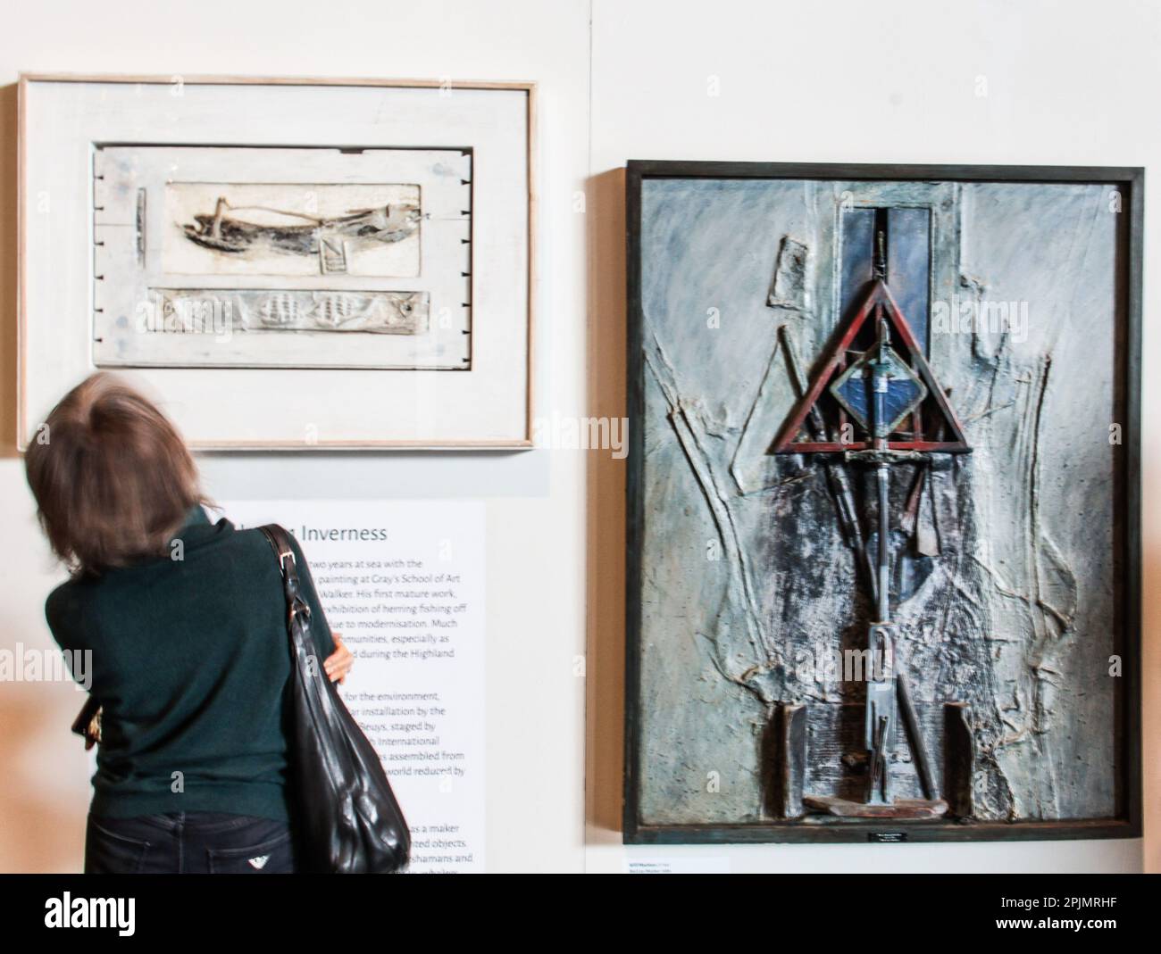 Coventry, UK. 03rd Apr, 2023. Will Maclean Red Ley Marker, 1989 Mixed ...