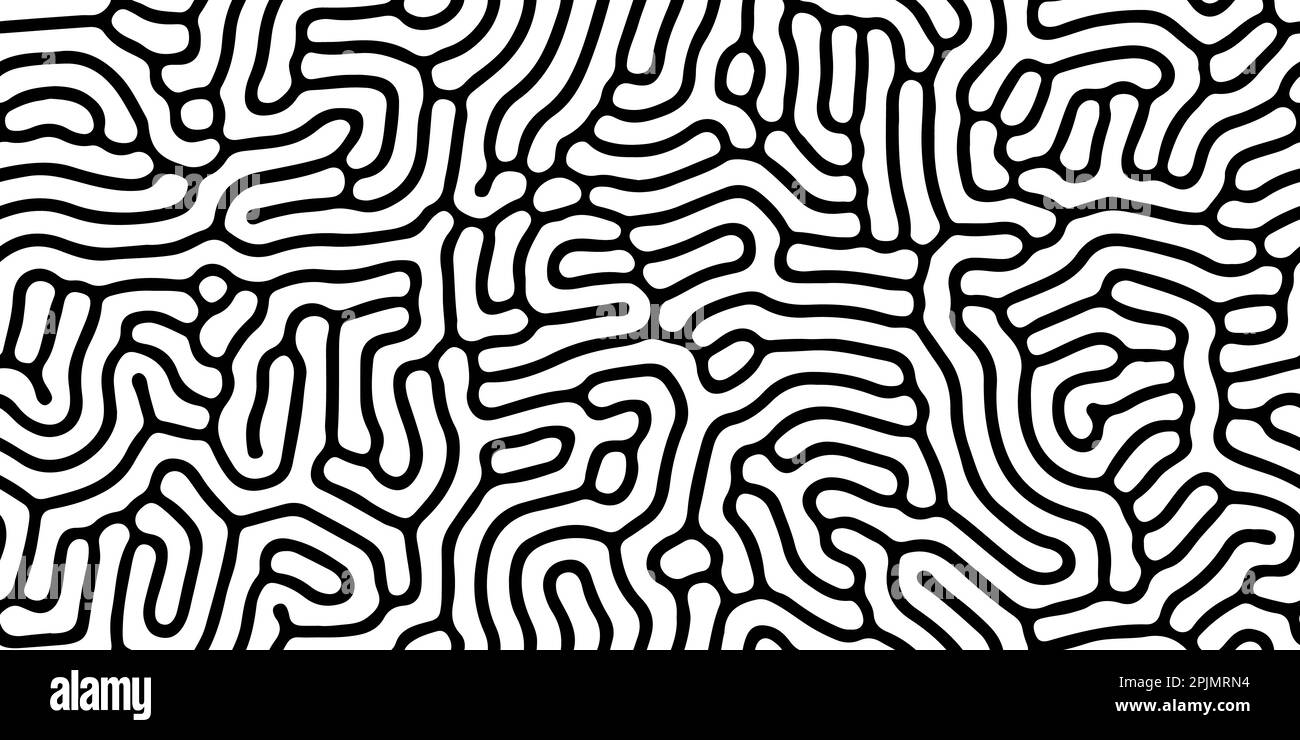 Seamless organic, biological pattern. Abstract shapes like corals. Bio ...