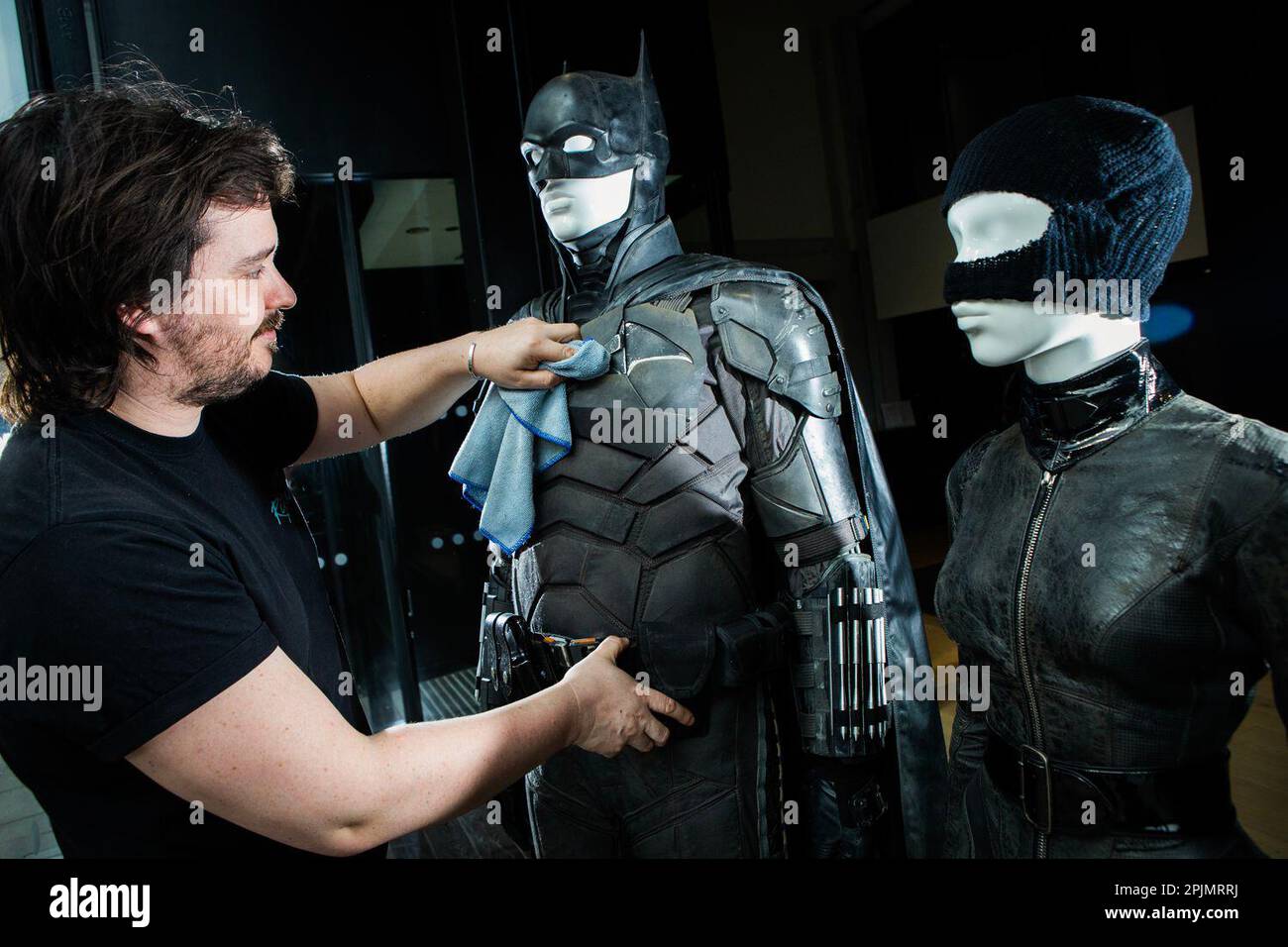 EDITORIAL USE ONLY Archivist, Joshua Burns, from the Warner Bros UK ...