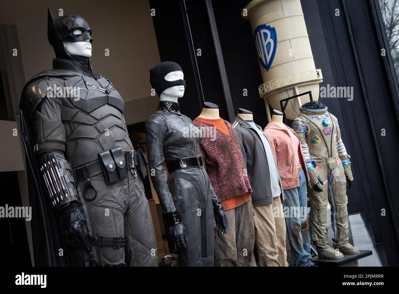 EDITORIAL USE ONLY Costumes from Harry Potter, Gravity and Batman on ...