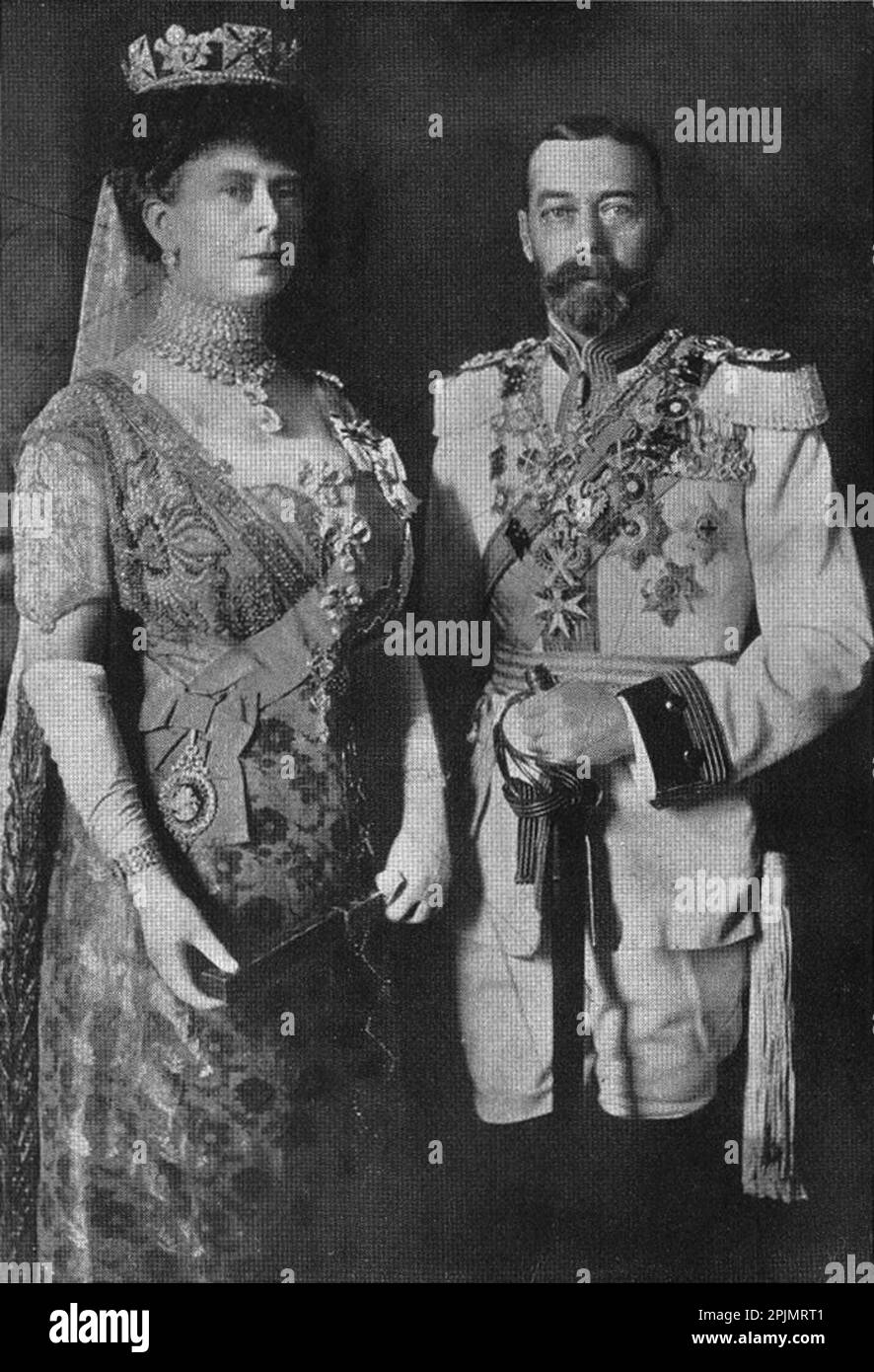 Great Britain's King and Queen (1913 Stock Photo - Alamy
