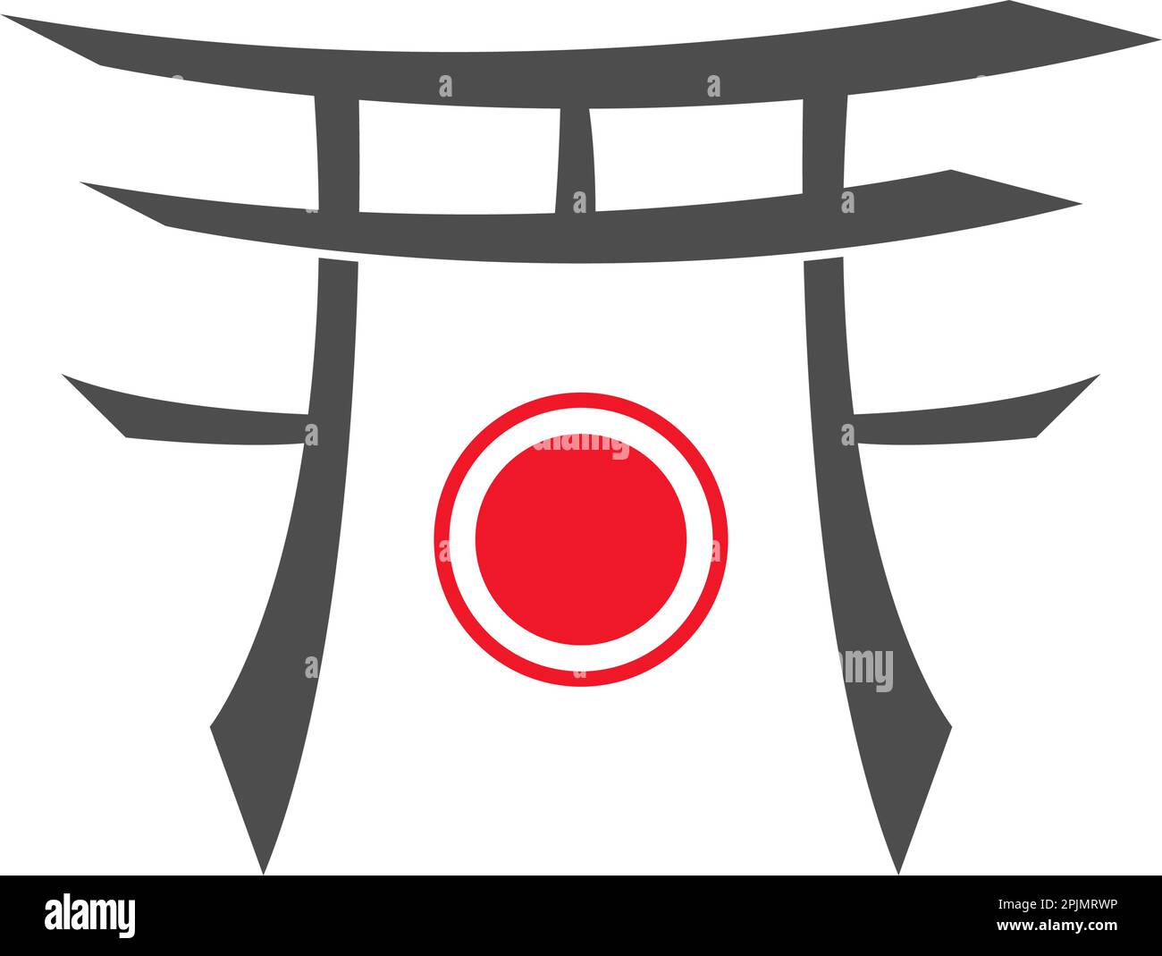 Torri gate Cut Out Stock Images & Pictures - Alamy