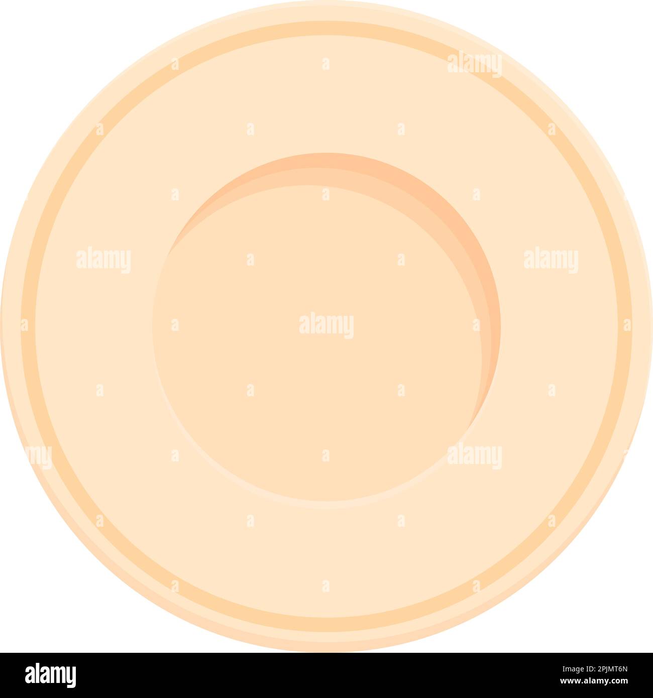 Plastic plate icon cartoon vector. Kitchen equipment. Cooking object ...